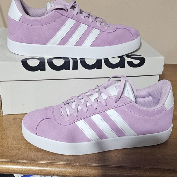 adidas | Shoes | Adidas Vl Court 3 Lilac Sz 6 | Poshmark